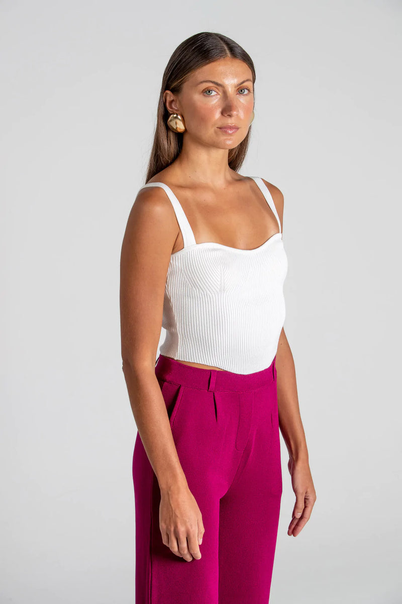 Juliana Top - Off White – OFFSEIDS NEW YORK