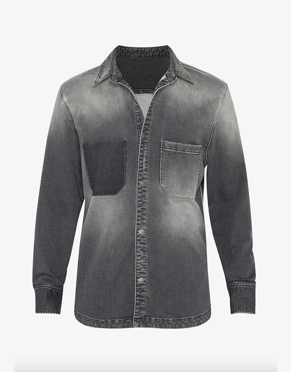 Marcus Shirt - Graphite – OFFSEIDS NEW YORK